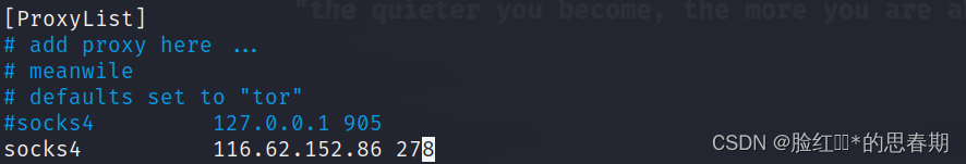 kali安装proxychains-CSDN博客
