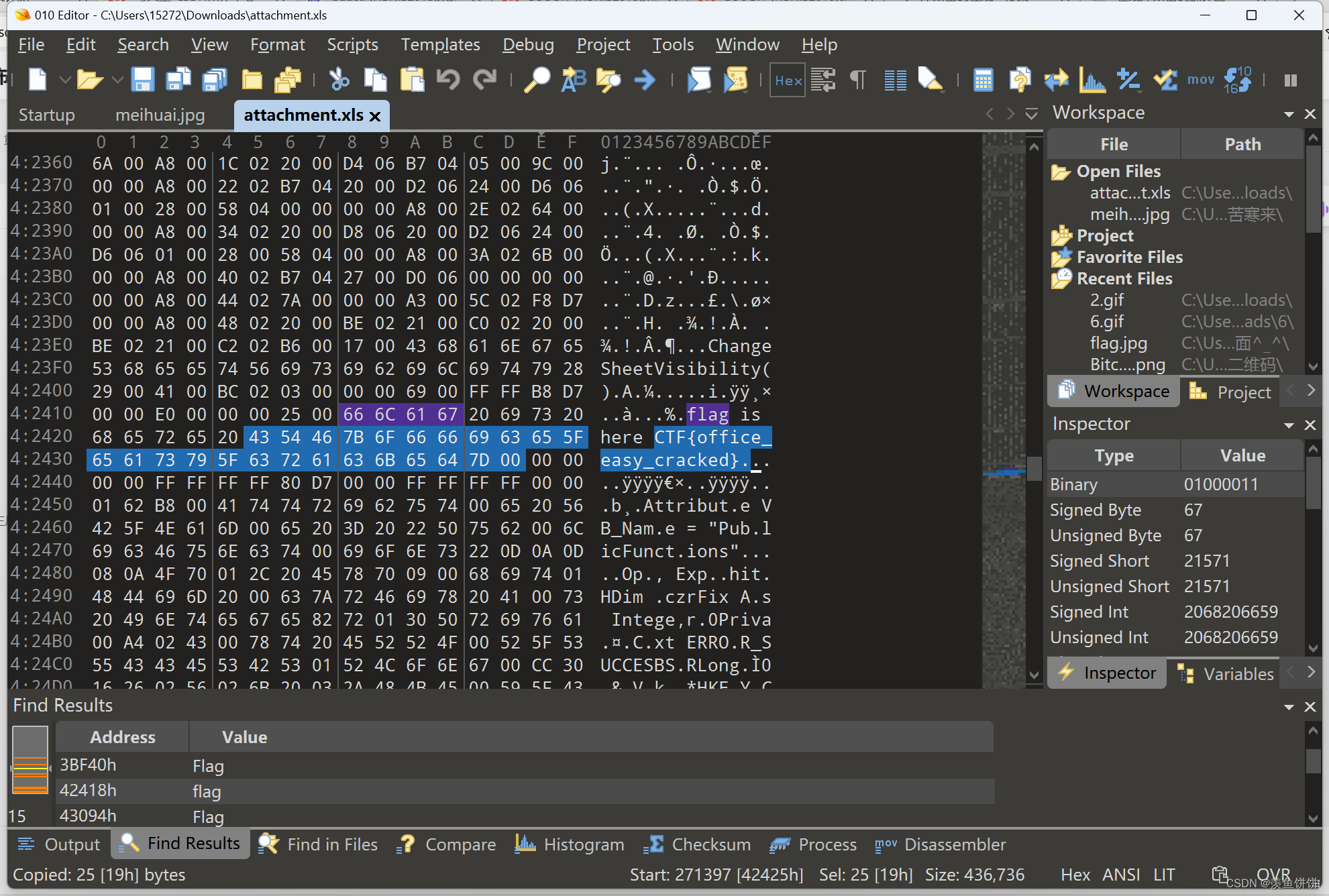 buuctf [HBNIS2018]excel破解_buuctf excel-CSDN博客