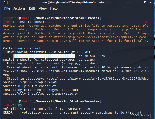 volatility安装和出现的问题及解决方法_volatility3.0在windows安装-CSDN博客
