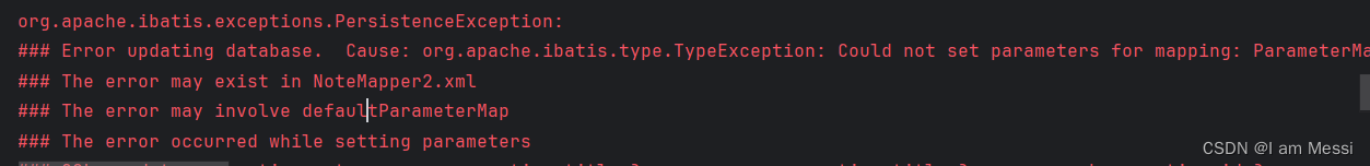 MyBatis修改数据，超出了预期的范围：org.apache.ibatis.exceptions.### Error updating database. Cause:_mybaits ...