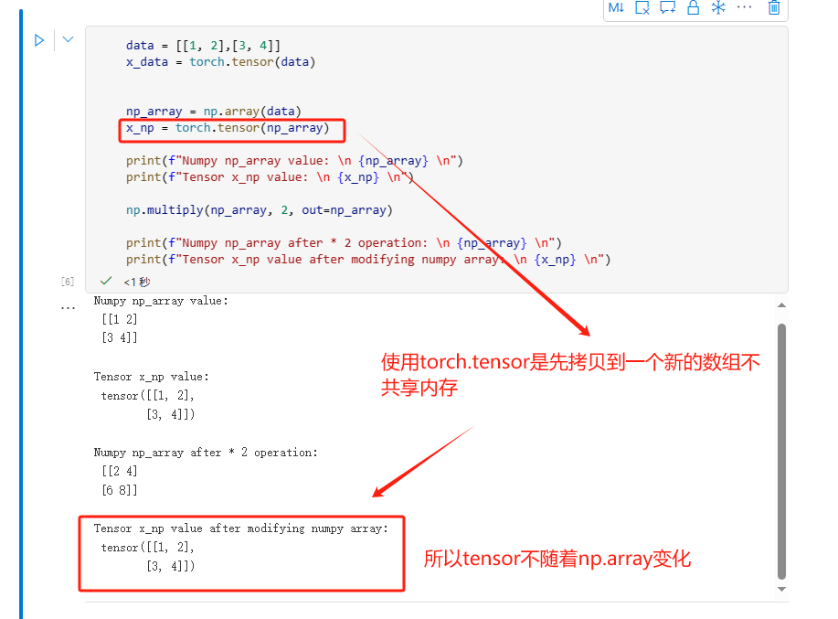 Nparray与torchtensor的转换nparray转tensor Csdn博客