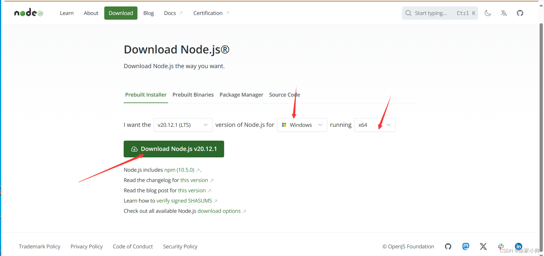 2024最新nodejs安装详细教程_安装nodejs-CSDN博客