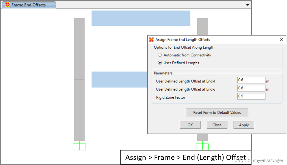 【SAP2000】框架偏心和端部释放frame end length offsets, frame releases and partial fixity_sap用框架模拟索截面需要端部释放吗 ...