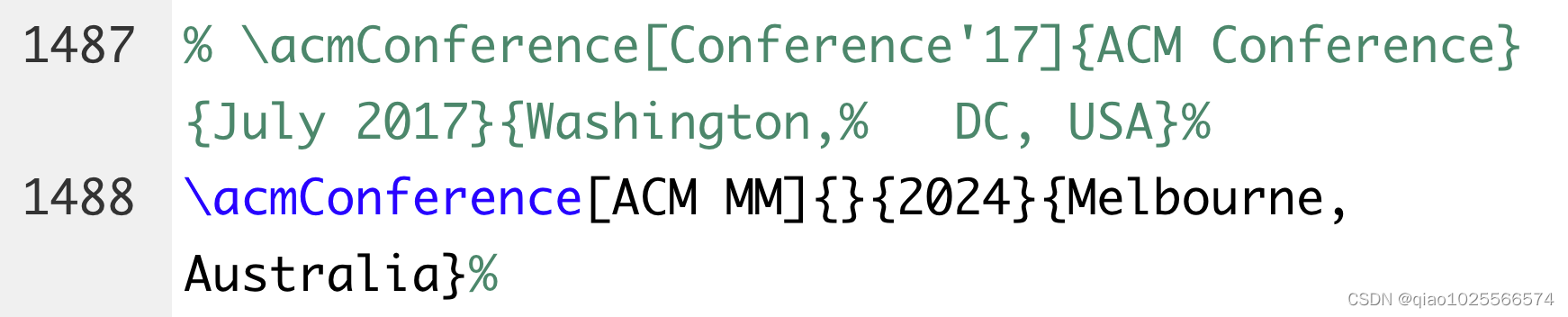 ACM MM2024 Rebuttal Latex模板如何去掉标题_latex 标题能删吗-CSDN博客