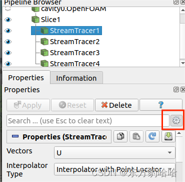 OpenFoam算例Cavity用paraview画流线图_parafoam流线图-CSDN博客
