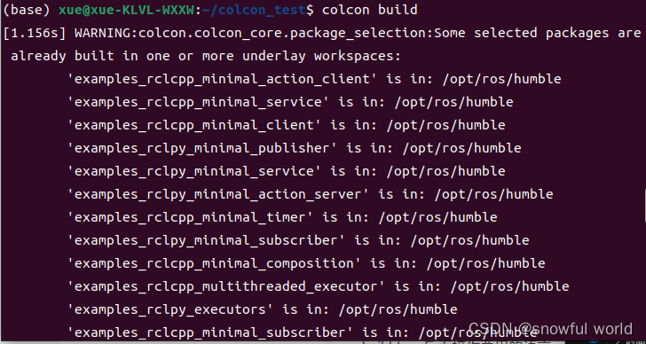 ROS2：colcon编译_colcon build 编译是黄色-CSDN博客