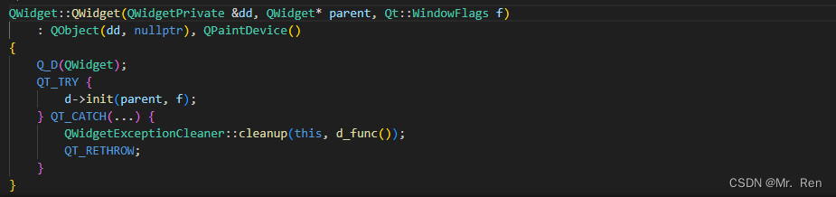 Qt之q指针（Q_Q）d指针（Q_D）源码剖析---源码面前了无秘密_qtq指针-CSDN博客
