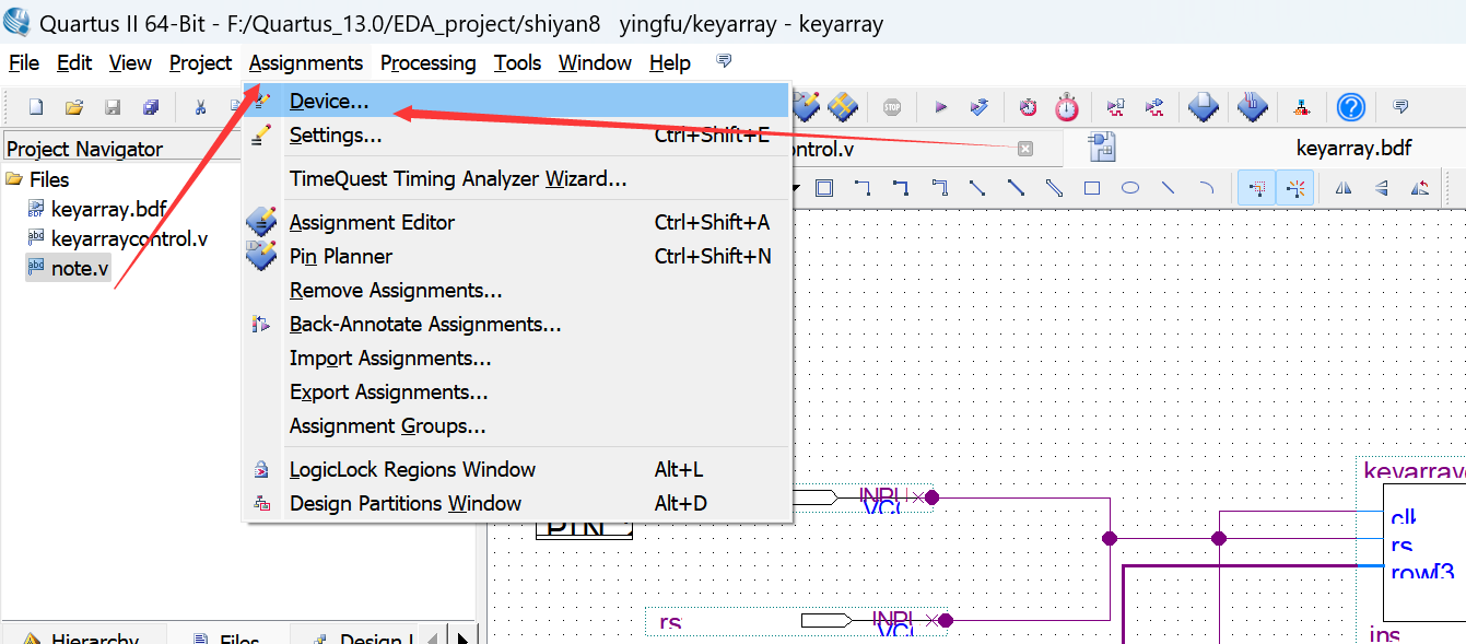 EDA实验-----4*4矩阵键盘模拟音符测试（Quartus II ）_eda课程设计quartus2中蜂鸣器怎么找-CSDN博客