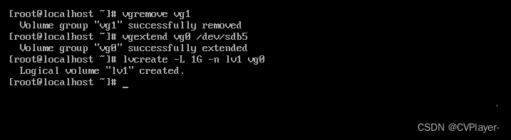 Linux命令之LVM逻辑卷管理器pvcreate,vgcreate,lvcreate,lvdisplay,lvextend,vgremove,vgextend,pvremove,lsblk的 ...