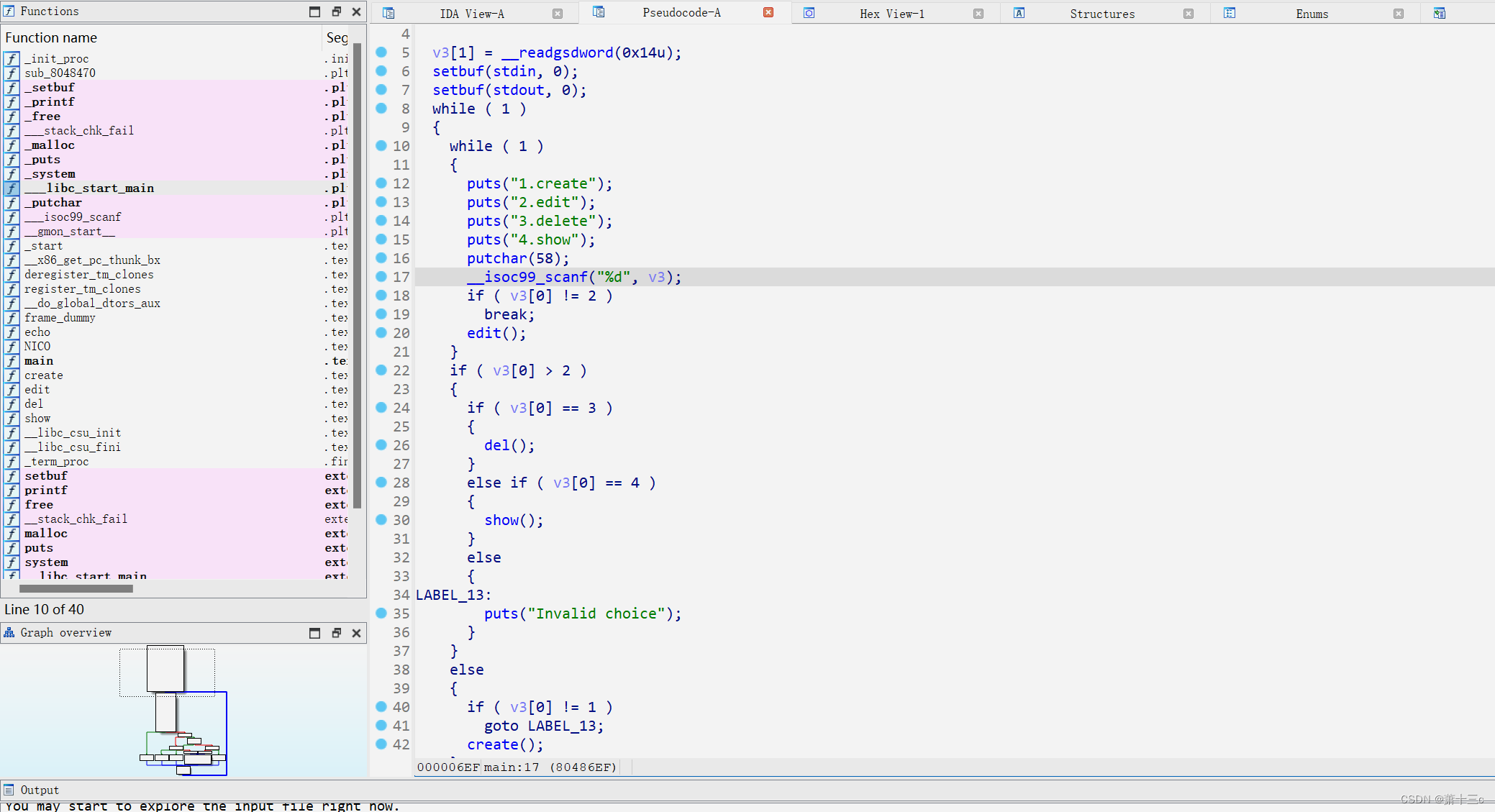 堆利用（uaf）_uaf脚本-CSDN博客