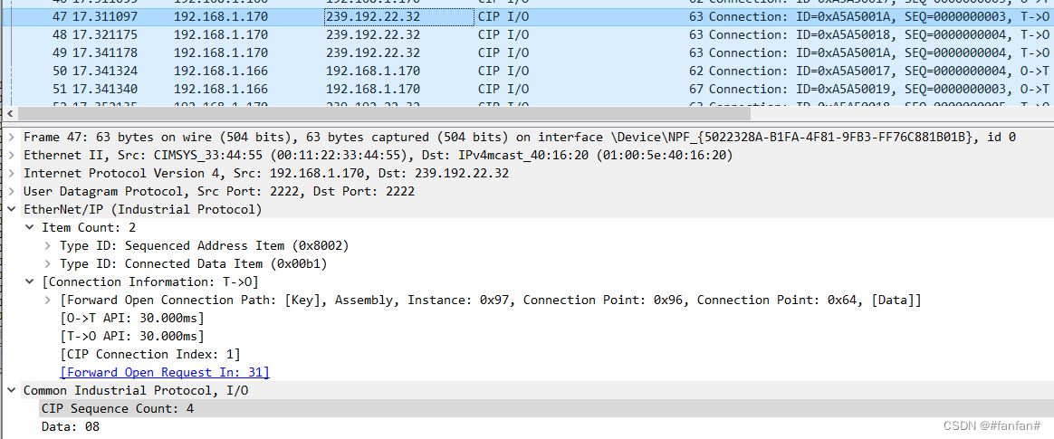 EtherNet/IP---3报文解析_ethernetip报文分析-CSDN博客