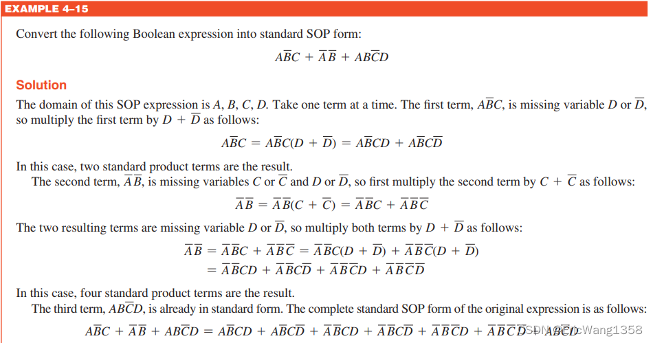 [ECE] 4–6 Standard Forms of Boolean Expressions-CSDN博客