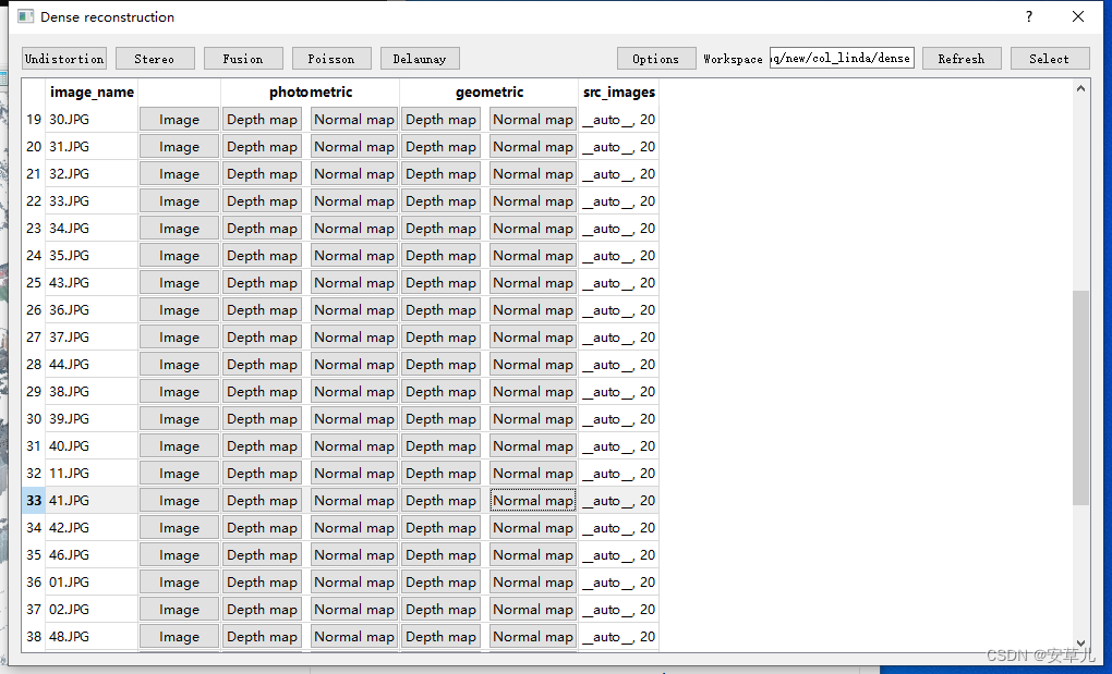 使用colmap进行制作nerf数据集以及进行多视图重建_colmap保存稀疏重建ply-CSDN博客