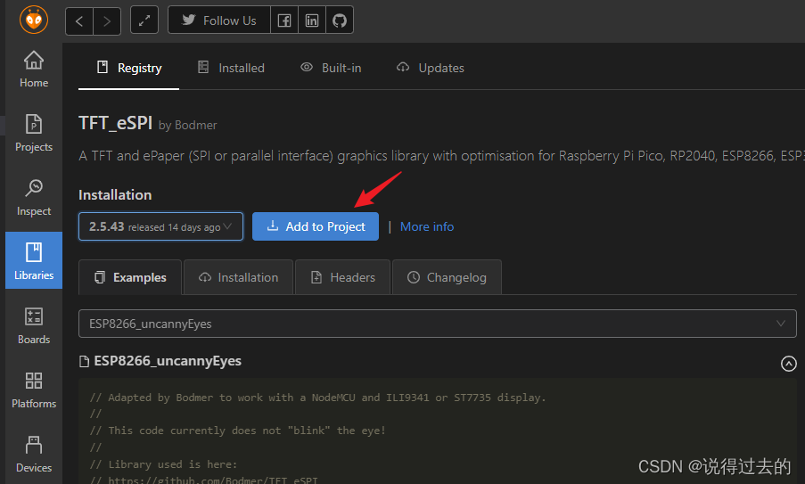 VSCode+Platfrom io 环境下ESP32配置TFT_eSPI和lvgl驱动1.3寸TFT屏幕_vscode platfromio-CSDN博客
