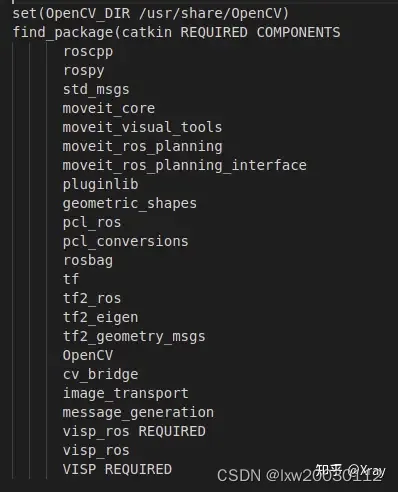[已解决]Could not find a package configuration file provided by “OpenCV“ with anyof the following ...