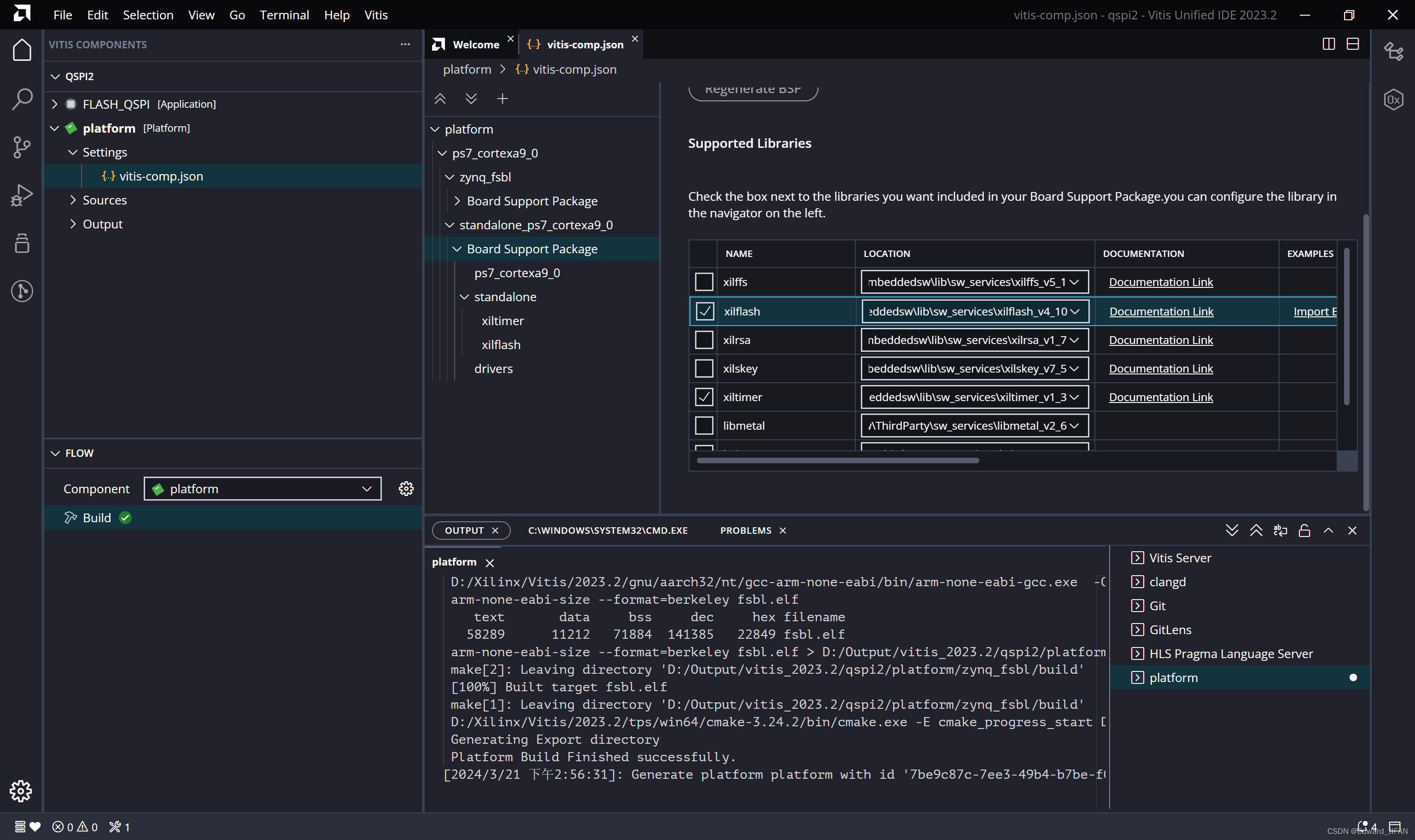 vitis import example【vivado/vitis 2023.2】_vitis如何导入example-CSDN博客