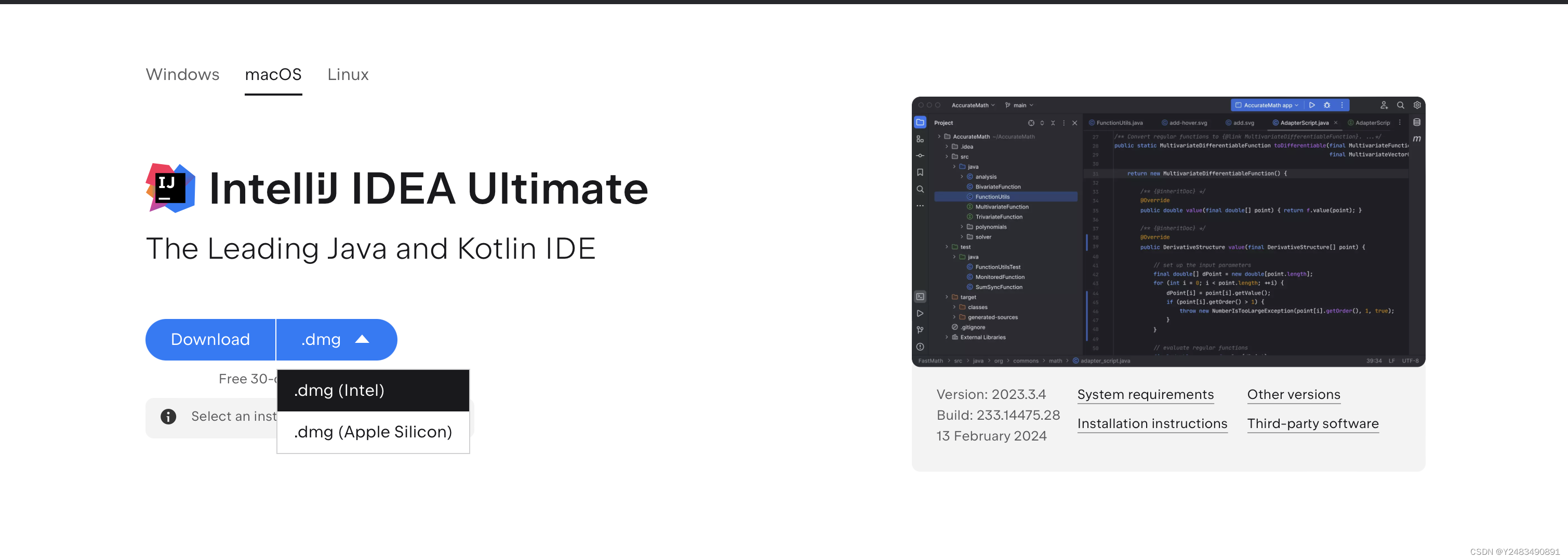 Mac安装java编程工具——idea_mac安装配置idea 中文-CSDN博客