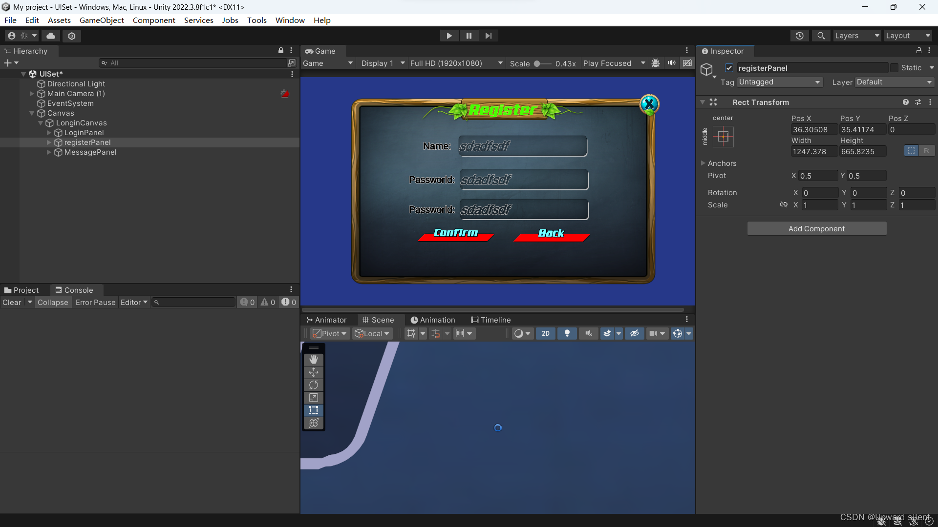 unity中登录界面_unity登录注册界面代码-CSDN博客