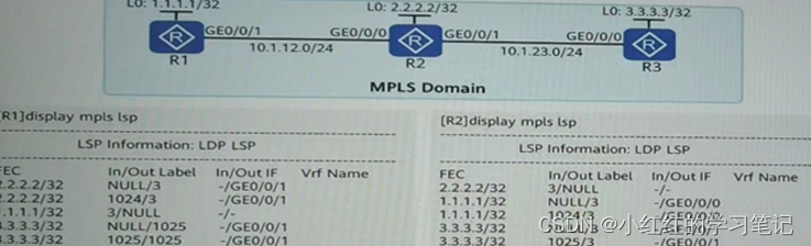 HCIP-Datacom-ARST自选题库__MPLS单选【30道题】_运行mpls设备的标签转发表中,对于不同的路由(下一跳也不同),出标签-CSDN博客