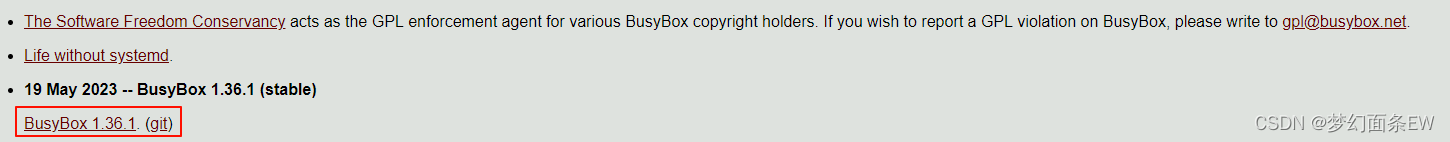 【busybox记录】【shell指令】基于的Busybox的版本和下载方式_busybox文件下载-CSDN博客