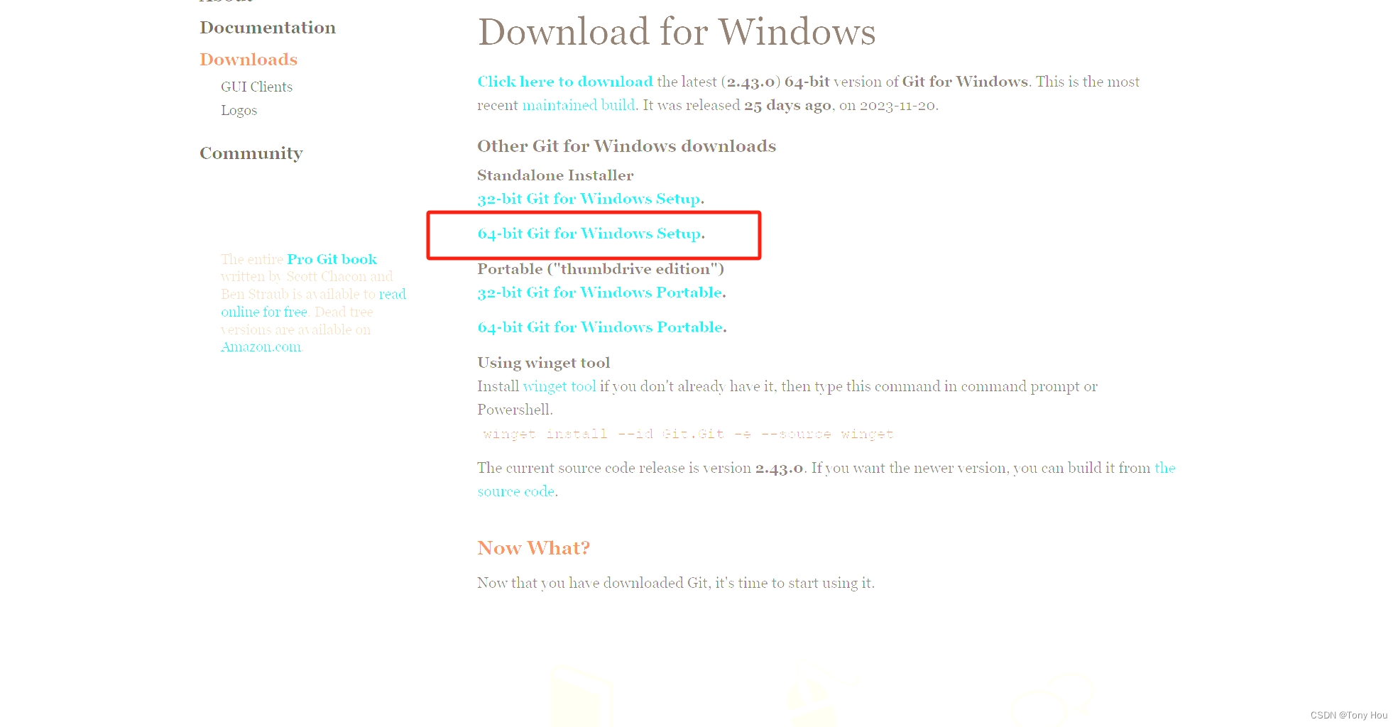 Git安装_git 2.43-CSDN博客