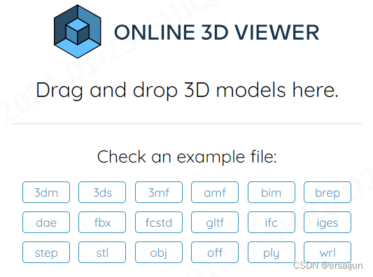 Online3DViewer 在线3D模型可视化-CSDN博客