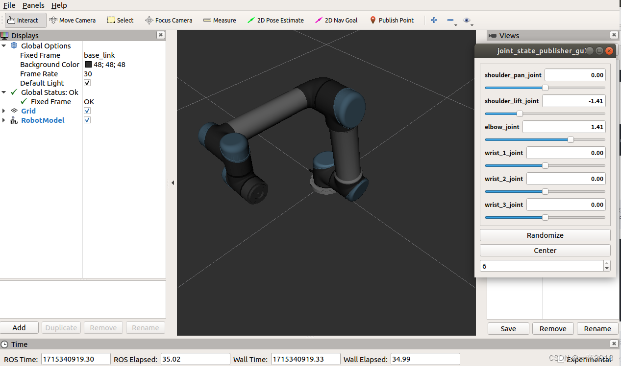 UR5机械臂仿真过程《全》_移动机器人 机械臂 csdn-CSDN博客