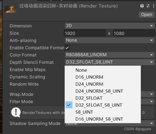 Assertion failed on expression: ‘texture-＞GetDimension() == kTexDim2D‘ （Unity渲染贴图报错）_unity ...