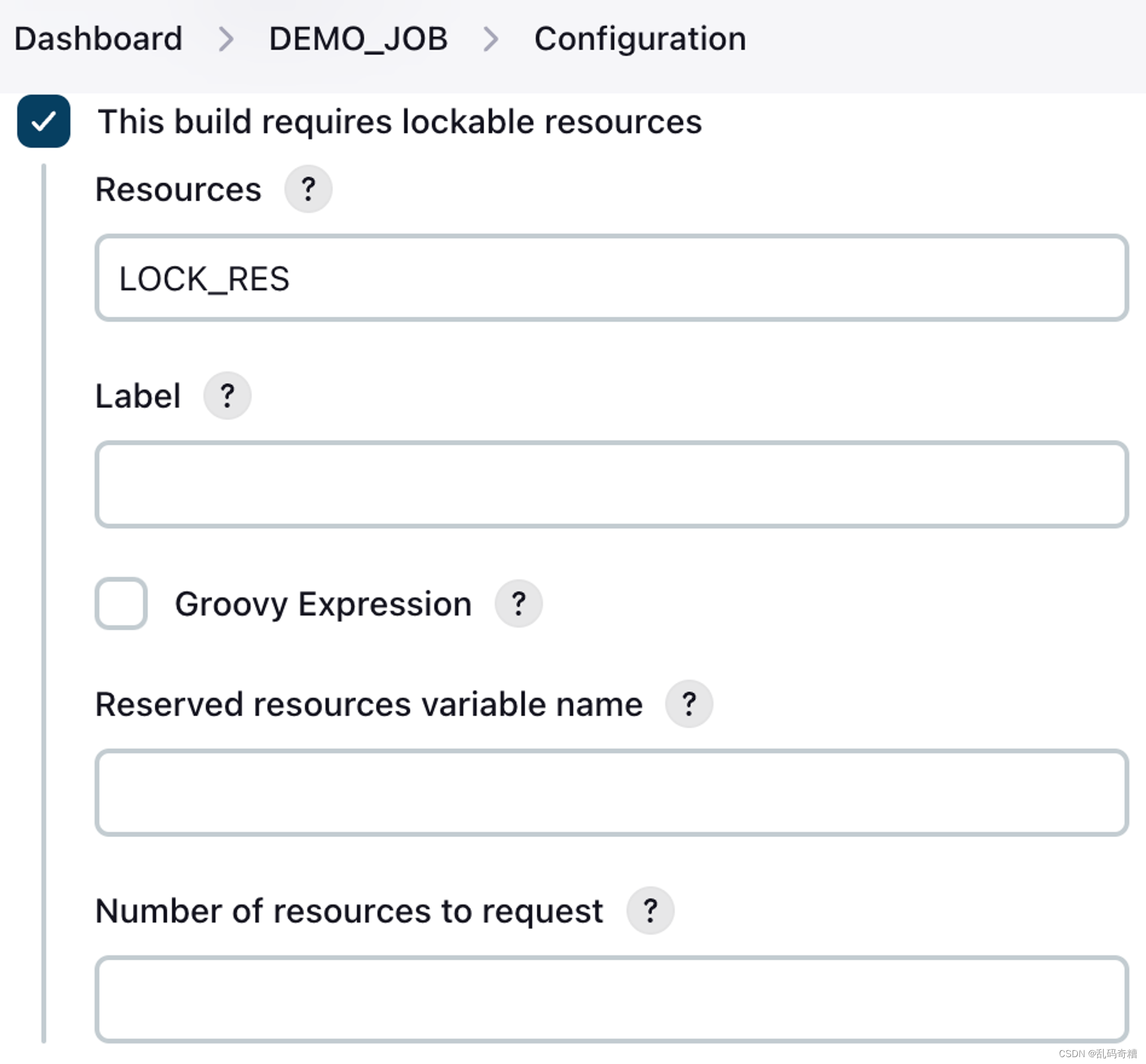 Jenkins的Lockable Resource插件 - 1：基本使用_lockable resources-CSDN博客