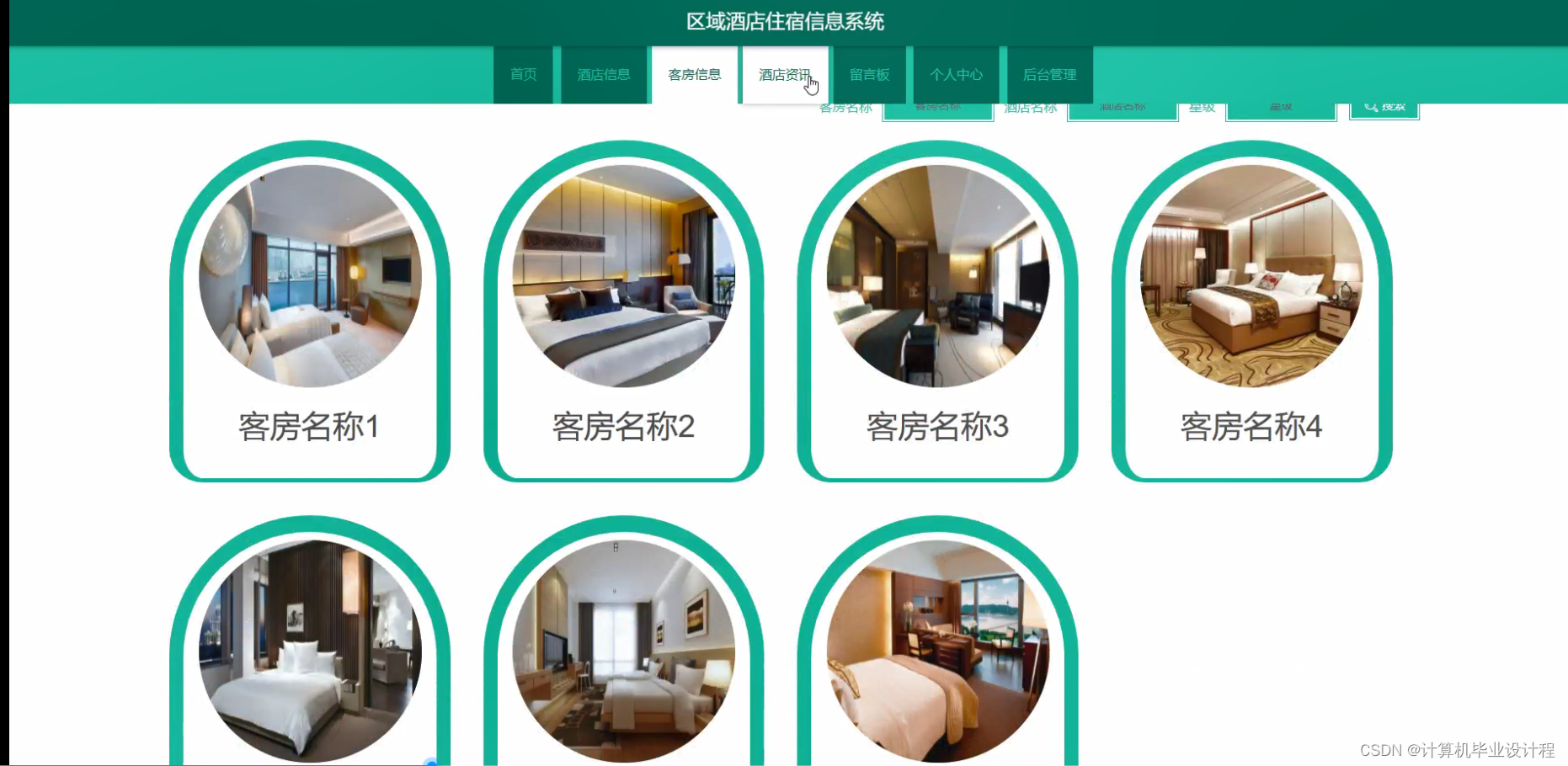Java毕业设计区域酒店住宿信息系统(springbootmysqljdk18maven339)酒店入住系统开发 Csdn博客 8601