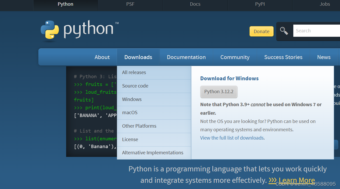 教你如何下载和安装python，并且用python写一个for循环计算一加二加三一直加到一百的计算程序phython38从一家到一百 Csdn博客