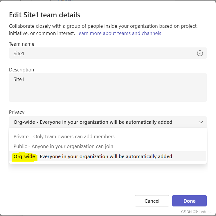 Microsoft 365 - 如何创建Org-wide Teams group-CSDN博客