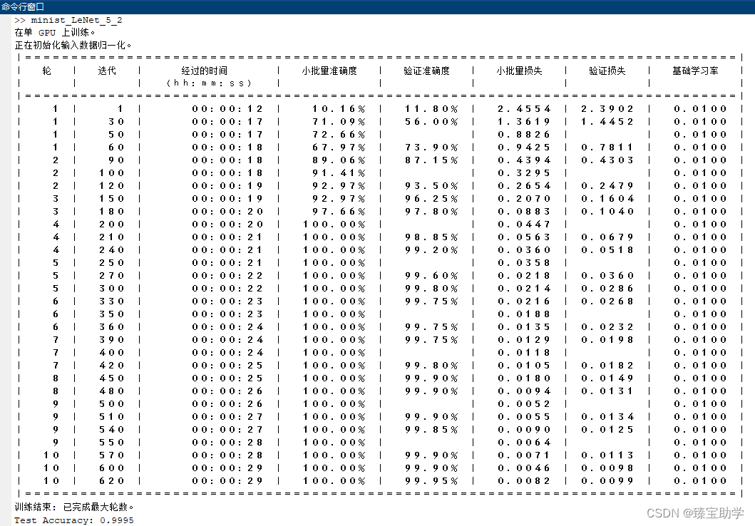 【MATLAB+深度学习】LeNet-5改进版minist手写数字识别完整简明步骤及源码注释，不用费心配环境_lenet-5 matlab-CSDN博客
