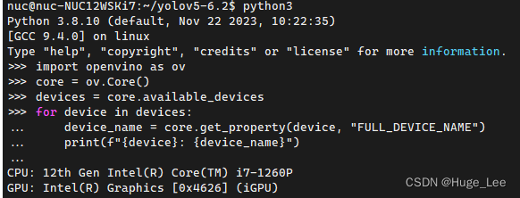 在intel核显设备上使用openvino加速yolov5_openvino 核显-CSDN博客