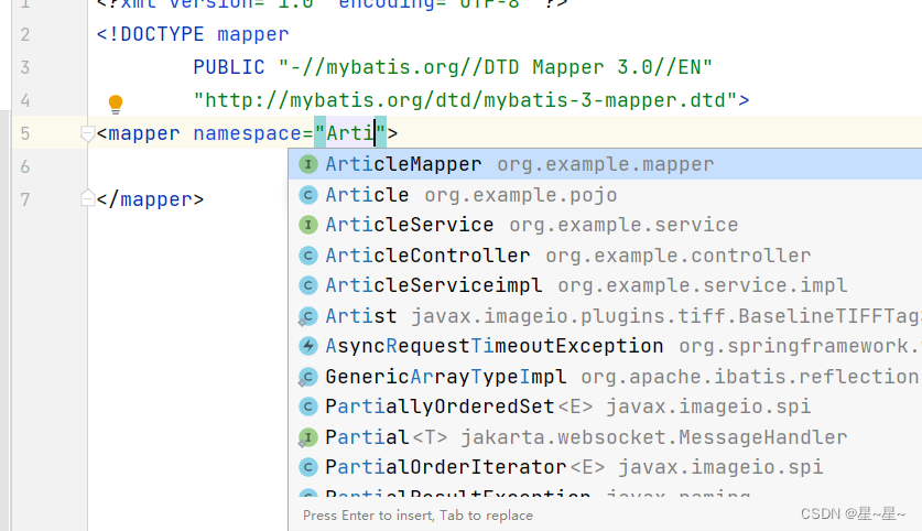 Intellij IDEA的代码提示功能在编写mapper.xml文件时怎么使用让其自动补全“全类名”？如何设置？_mapper自动补全-CSDN博客