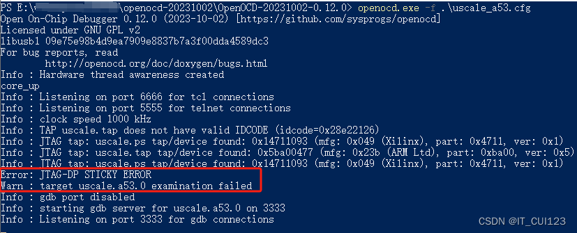 使用openocd调试ZYNQMP SoC A53记录_openocd a53-CSDN博客