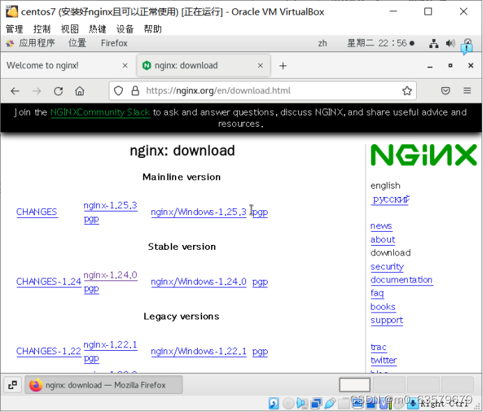 Linux安装nginx（在虚拟机Oracle VM VirtualBox上，Linux版本为centos7）_虚拟机安装nginx-CSDN博客