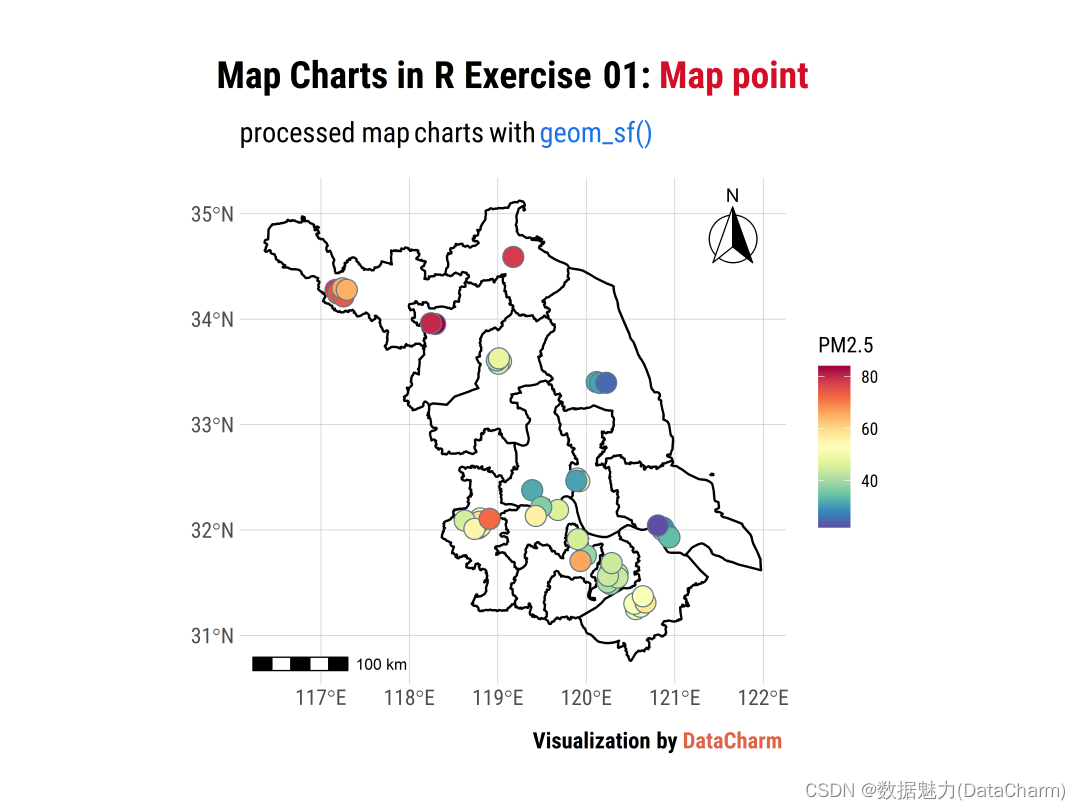 绘图提高篇 Ggplot2sf 核密度空间插值可视化绘制 Csdn博客 