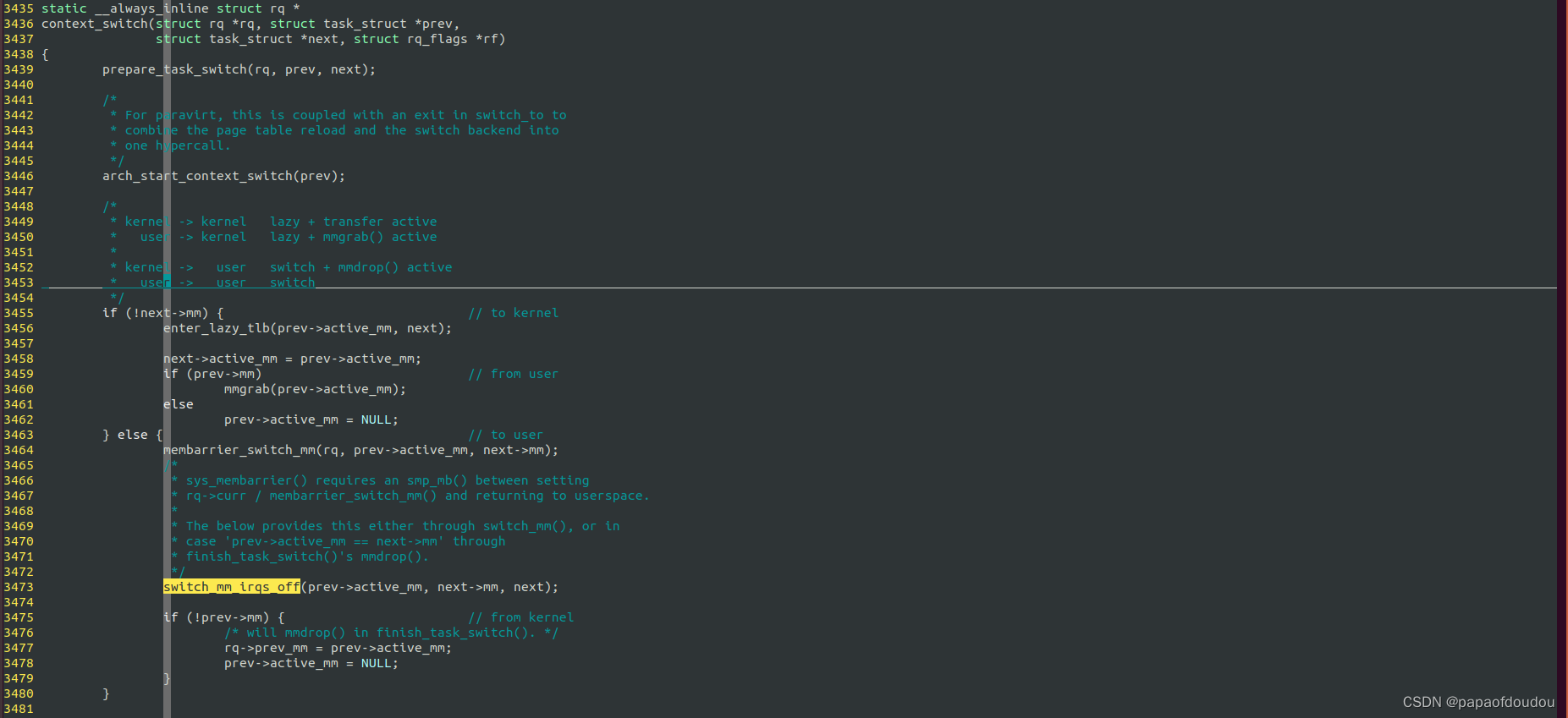 LINUX页表切换（调度）在不同架构上的实现_linux 切换页表操作-CSDN博客