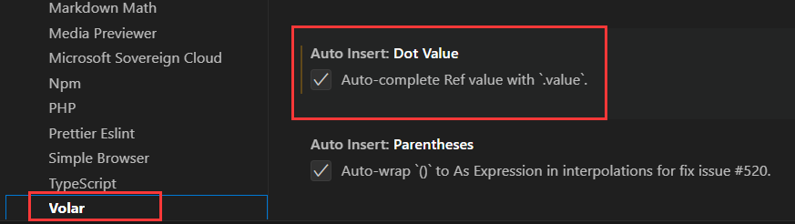 Vue3中使用ref自动补全value_vue3的ref数据自动生成.value-CSDN博客