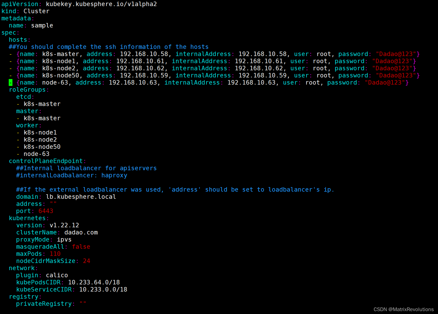 KubeSphere应用【笔记三】添加节点报错_error: pipeline[createclusterpipeline] execute fai-CSDN博客