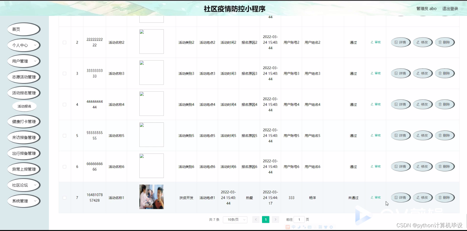 Springboot Java Php Node Python教务系统小程序【计算机毕设】 Csdn博客