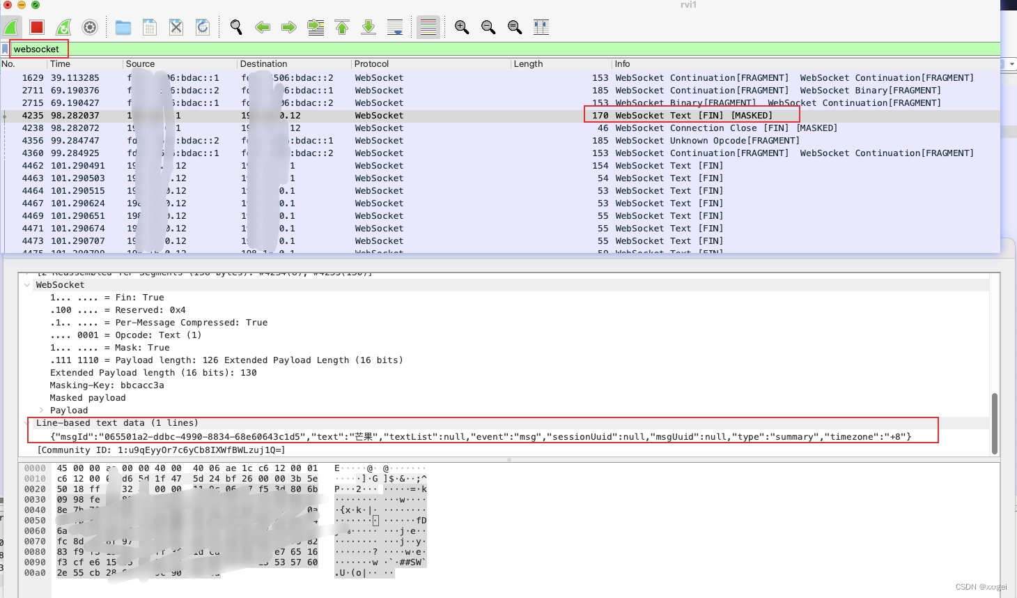 Mac上用wireshark抓取websocket的包wireshark Mac命令行抓包 Csdn博客 