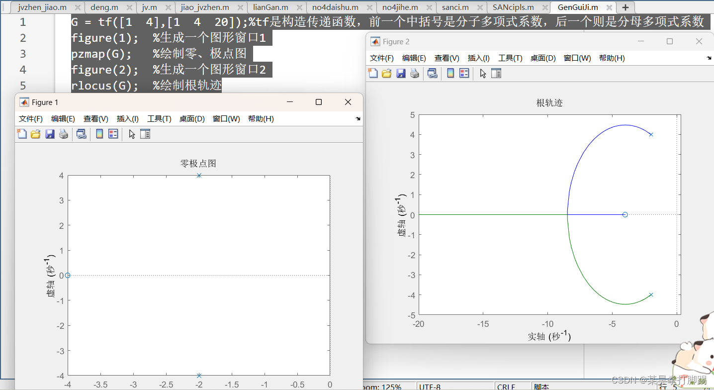 Matlab 自动控制原理学习笔记(1)之根轨迹的绘制matlab画根轨迹代码怎么为图画格子 Csdn博客