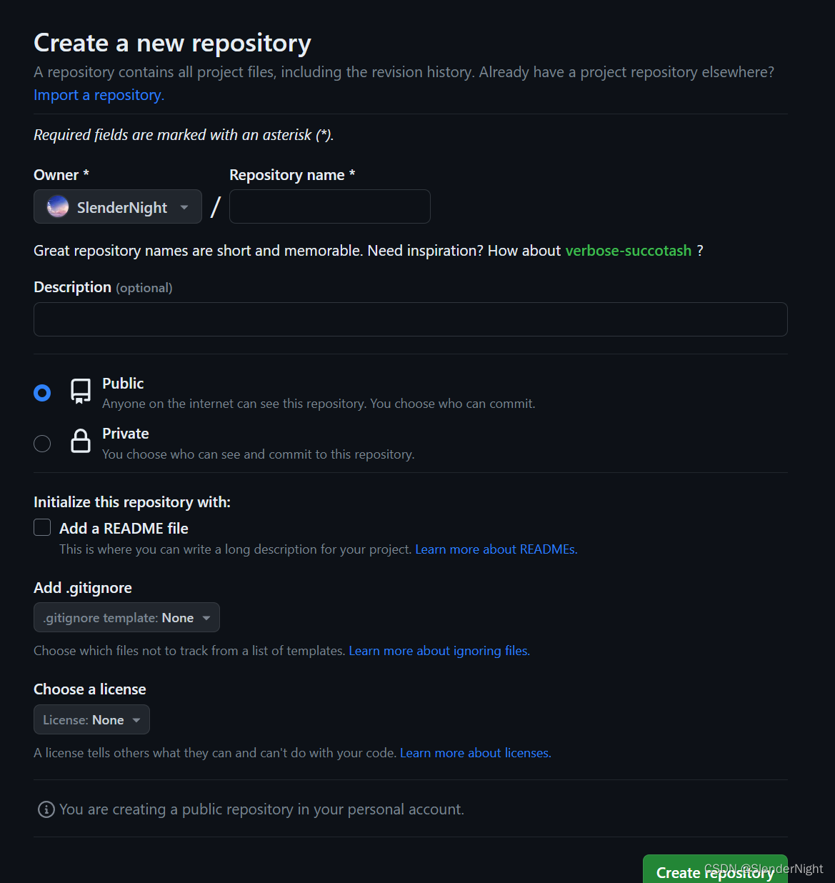 学习笔记——github代码仓库管理github创建学习笔记 Csdn博客