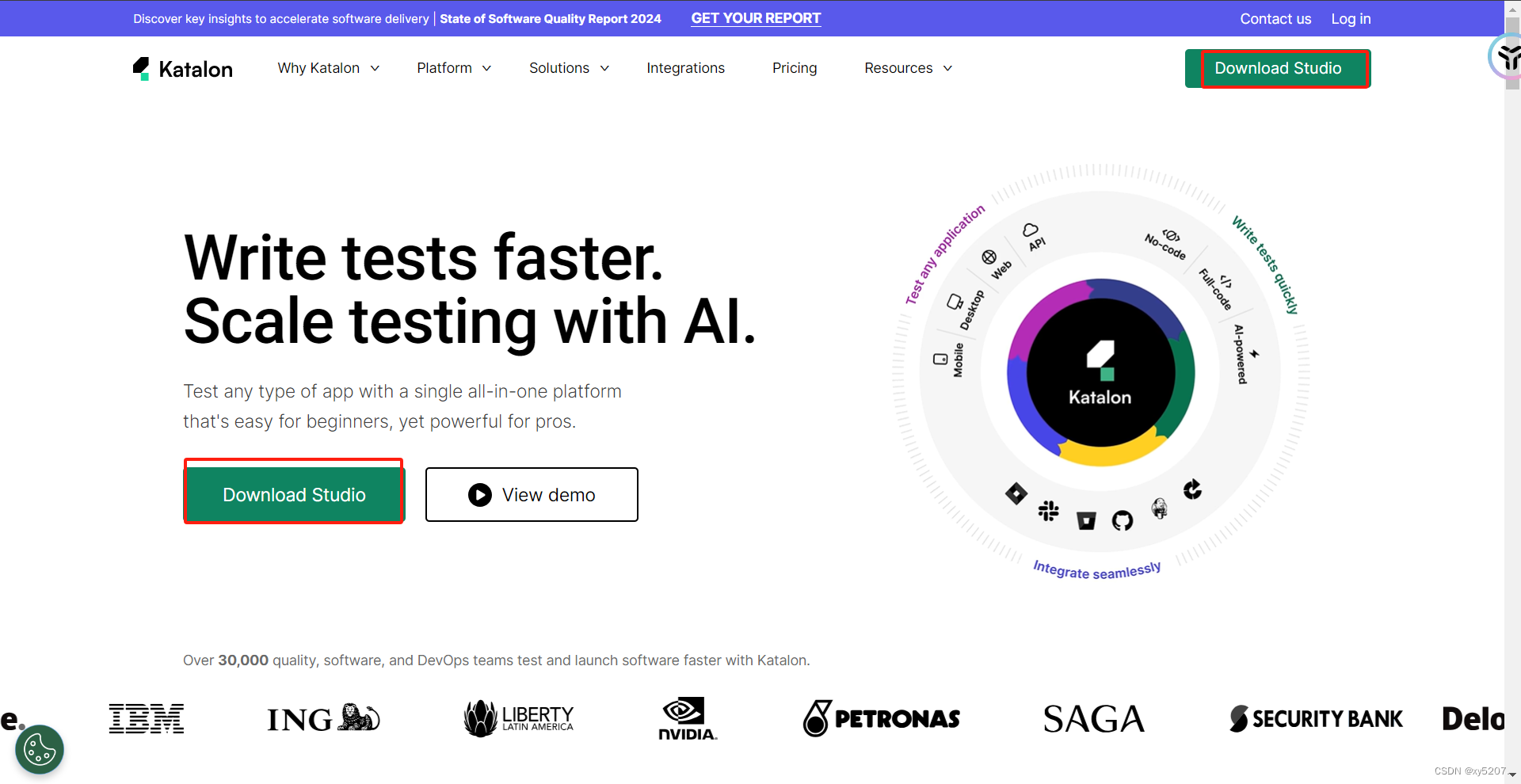 Katalon学习入门下载katalon studio-CSDN博客