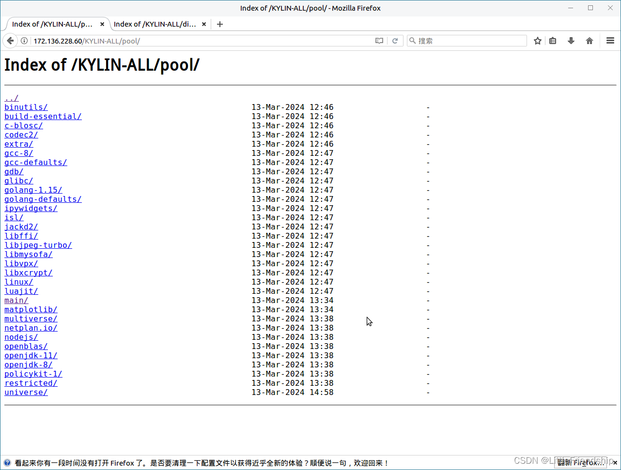 银河麒麟局域网APT源搭建_麒麟系统apt源-CSDN博客